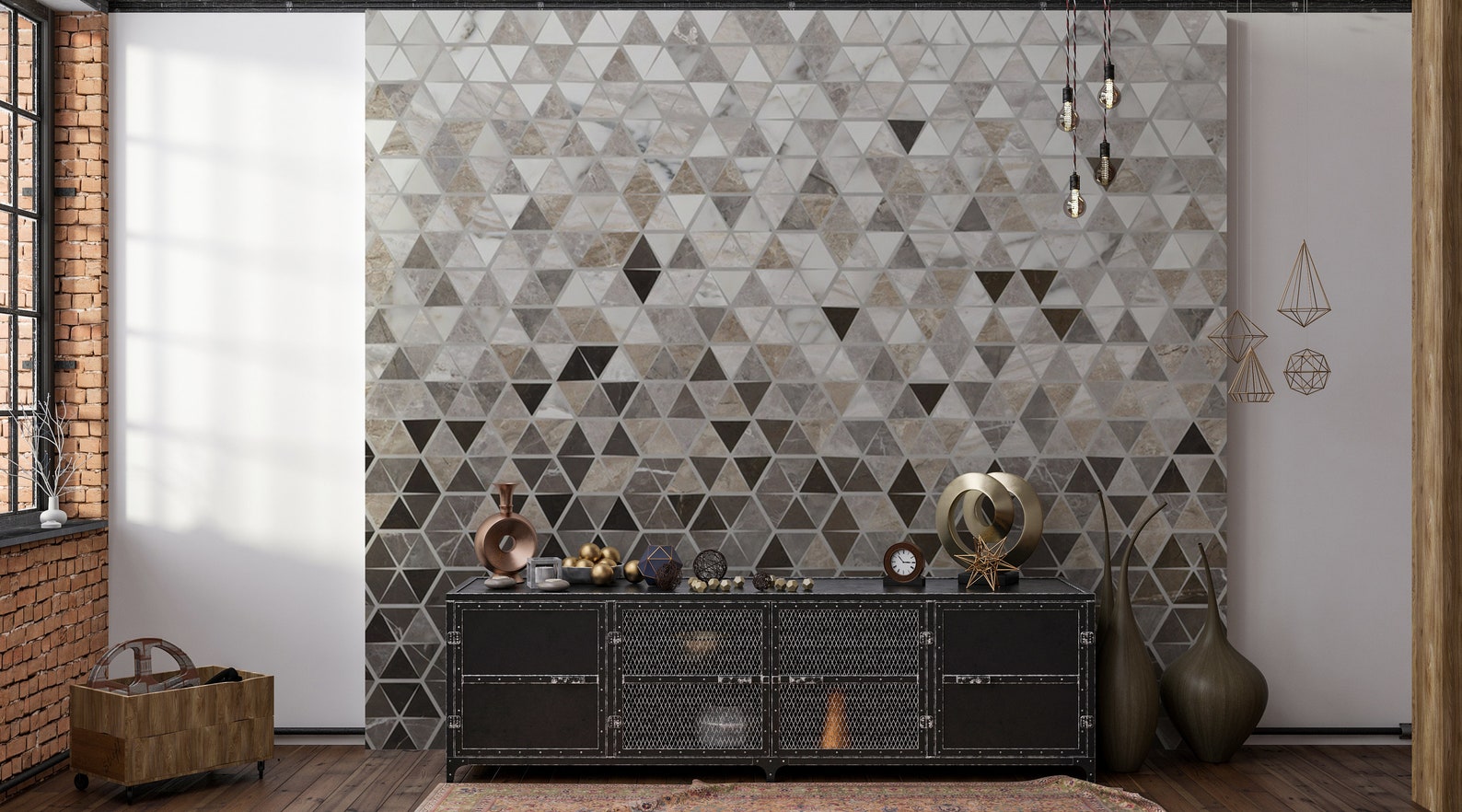 Marble Pattern Wallpaper Living Room Wall Mural Peel and - Etsy