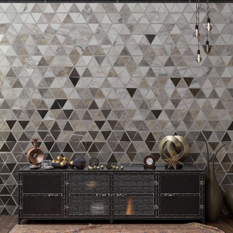 Marble Pattern Wallpaper, Living Room Wall Mural, Peel and Stick ...