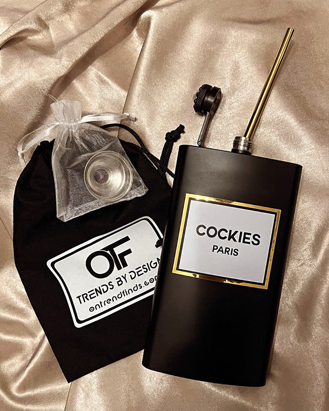 Cockies 12oz NON BLING Flask BYOB - Etsy