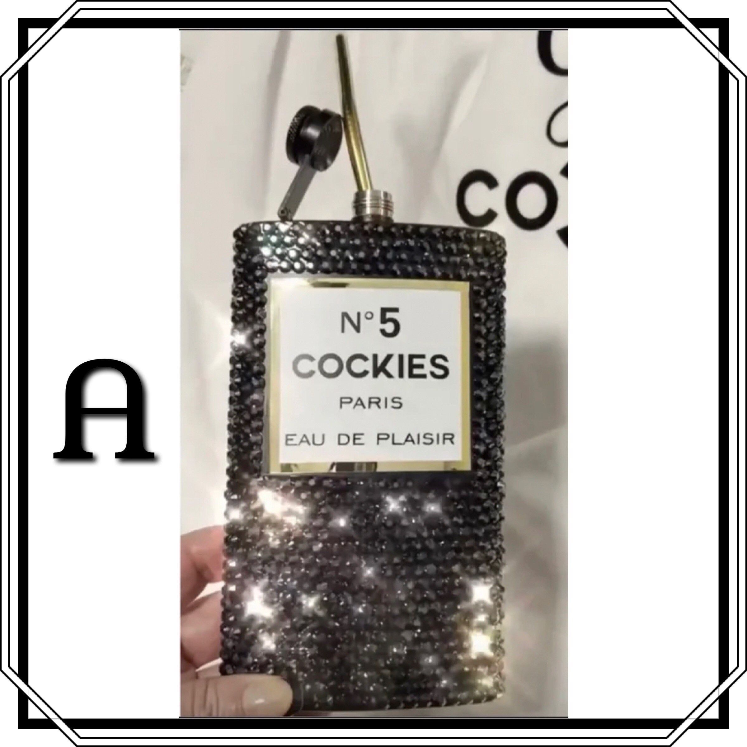 MARYSOLS Cockies Flask With Straw 12 Oz - Etsy Singapore