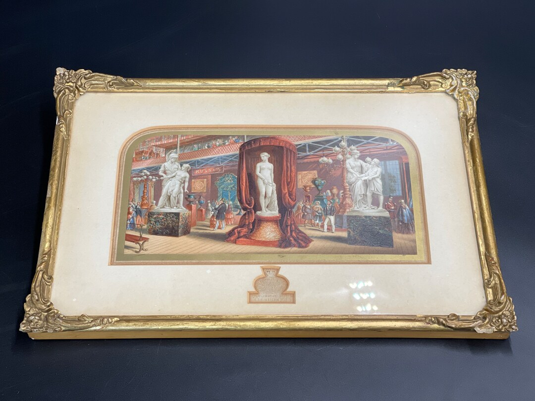 Antique Baxter Coloured Print of the Great Exhibition No.3 - Etsy