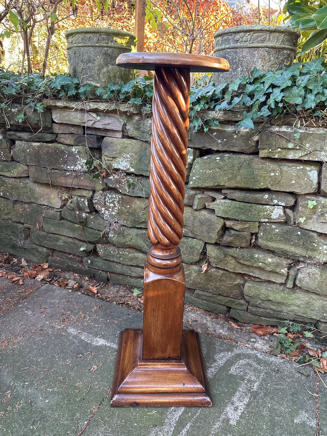 Victorian Mahogany Torchiere Jardinere Stand - Etsy