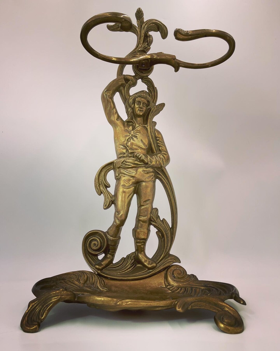 Brass Fire Companion Stand - Etsy