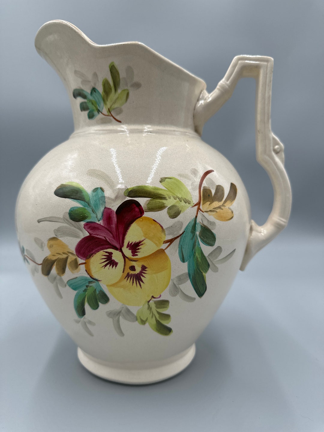 Large Edwardian Water Picher/jug - Etsy