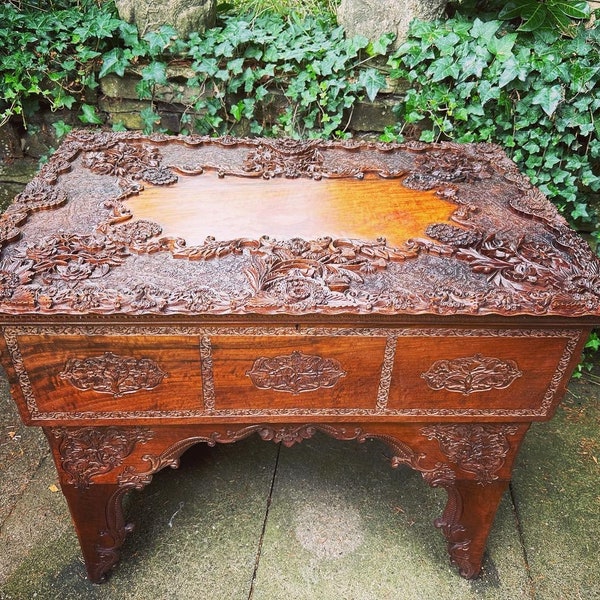 Indian Writing Desk - Etsy