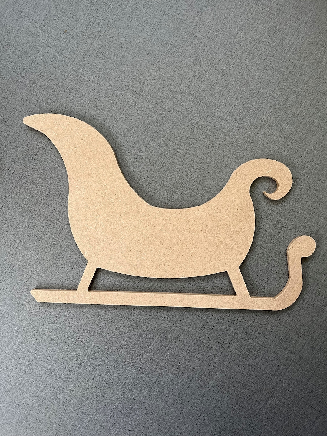 MDF Craft Sleigh Shape - Small (30cm) to Extra Large (70cm) - Etsy UK