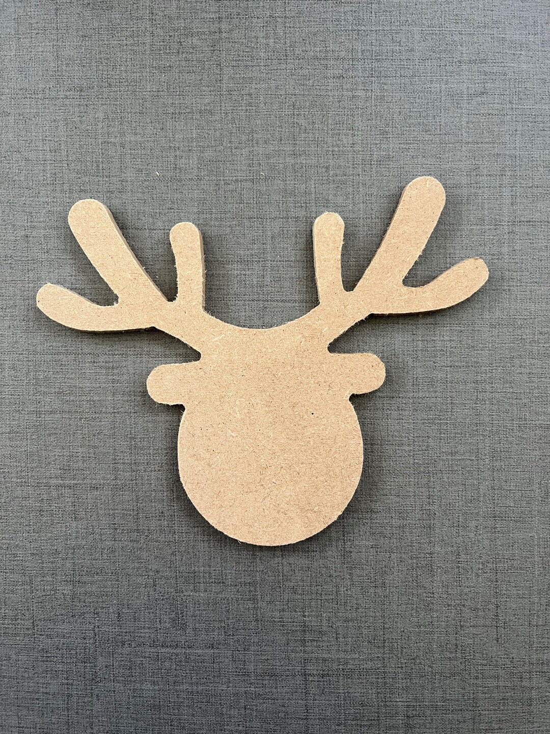 MDF Craft Reindeer Face Shape - Small (15cm) to Extra Large (70cm ...