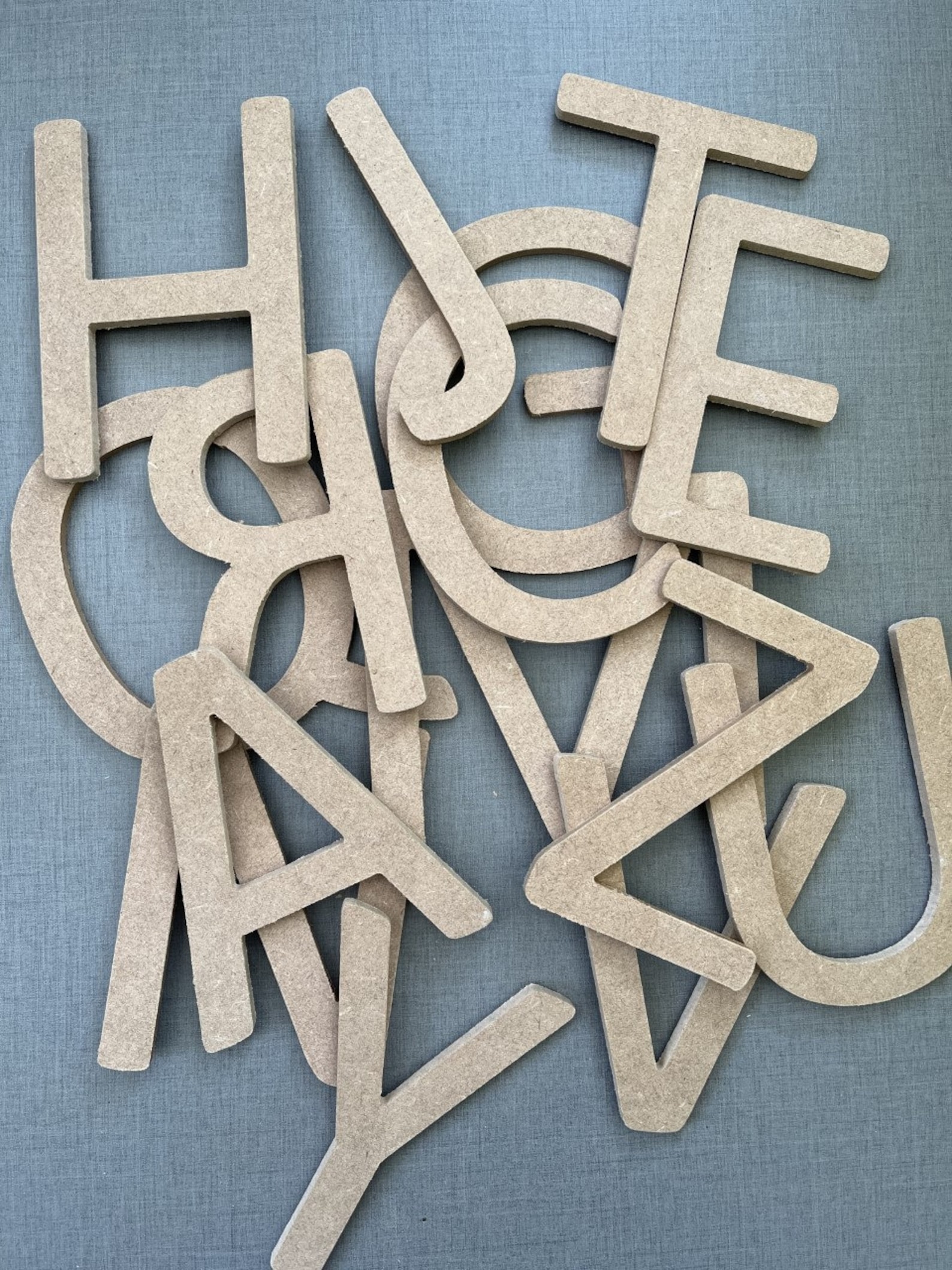 Calibri Typeface Full Alphabet Capital Letters Set Small 15cm Large ...