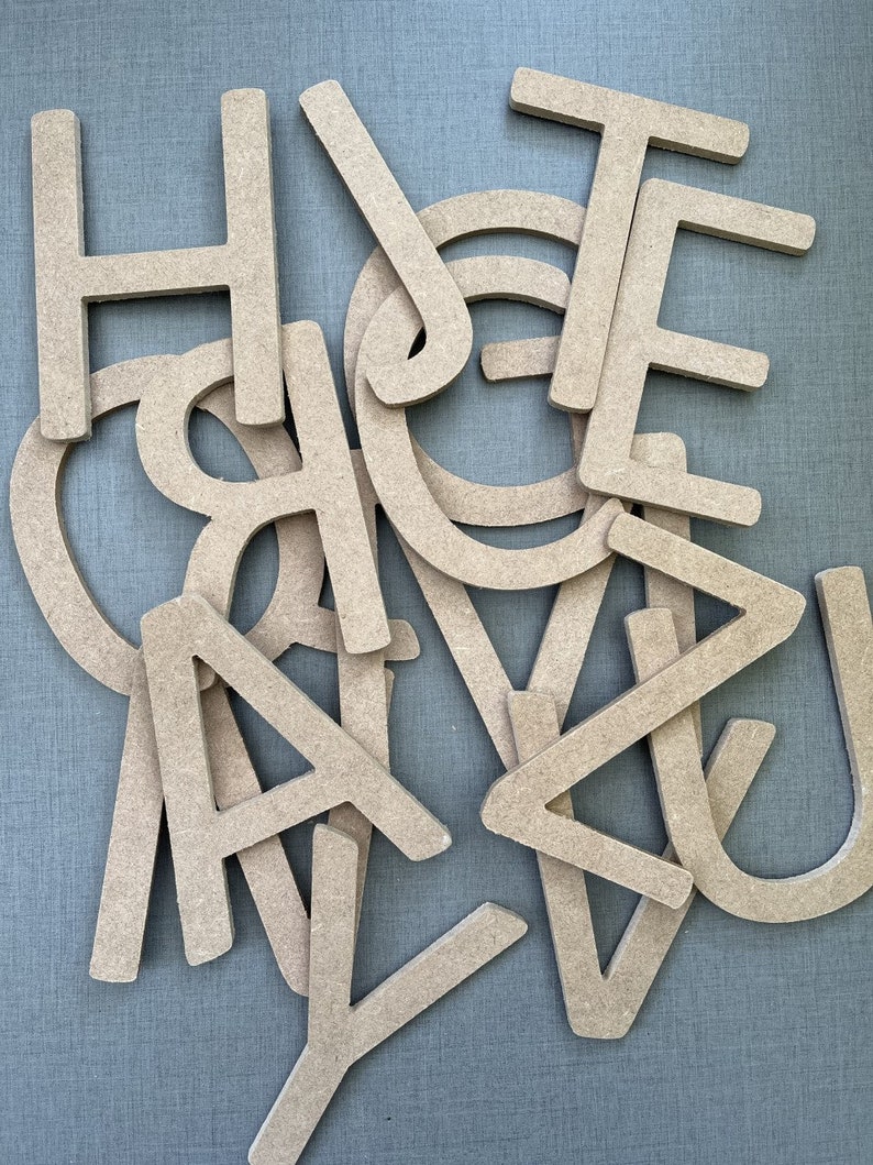 Calibri Typeface Full Alphabet Capital Letters Set Small 15cm Large ...