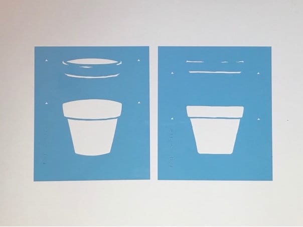 Flower Pots Stencil - Etsy