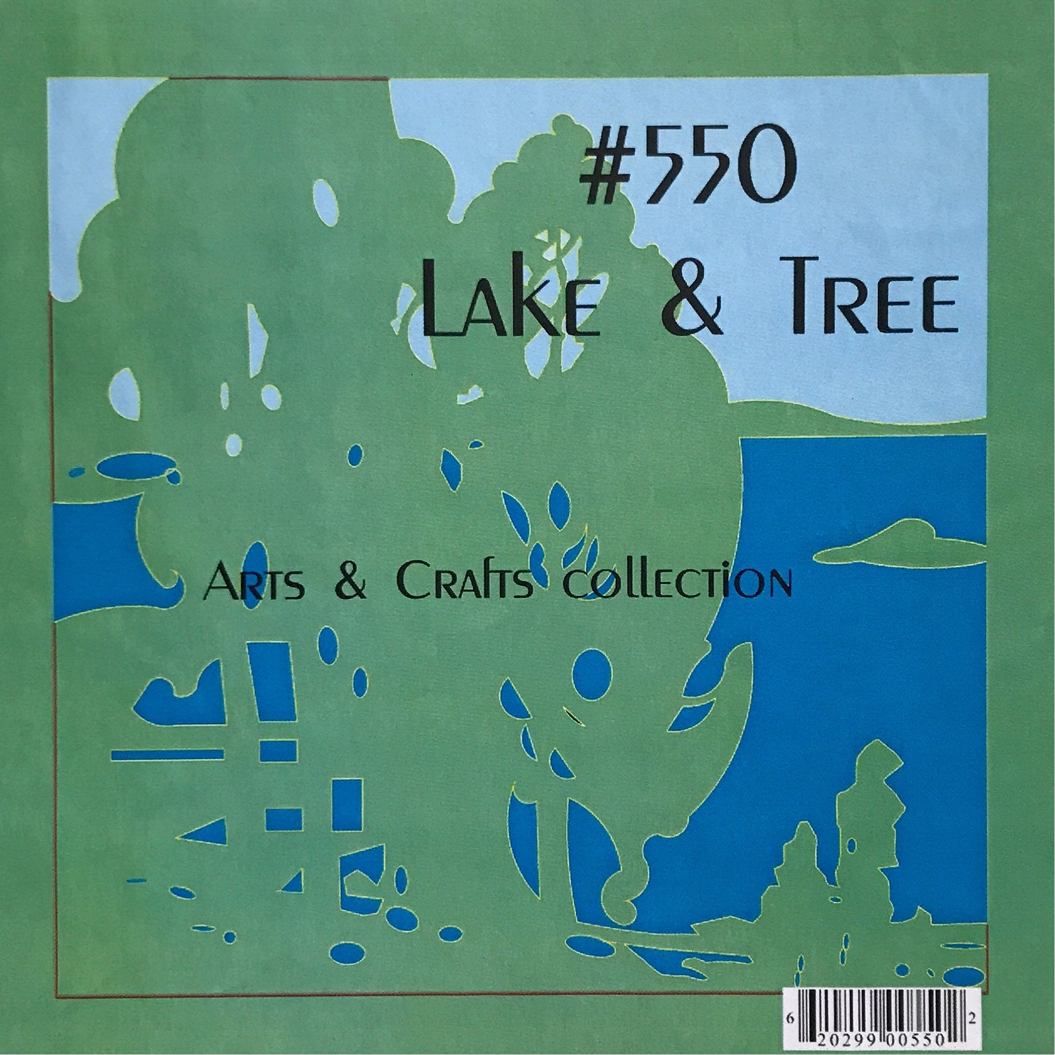 Lake and Tree Stencil - Etsy