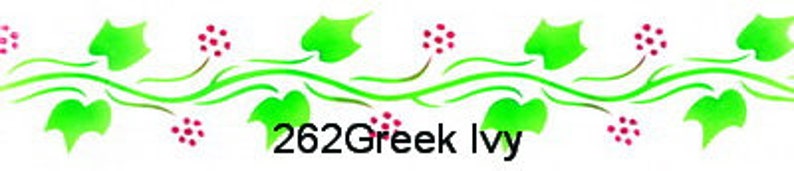 Greek Ivy Stencil - Etsy