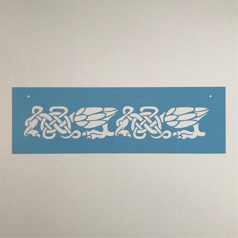 Celtic Raven Stencil - Etsy