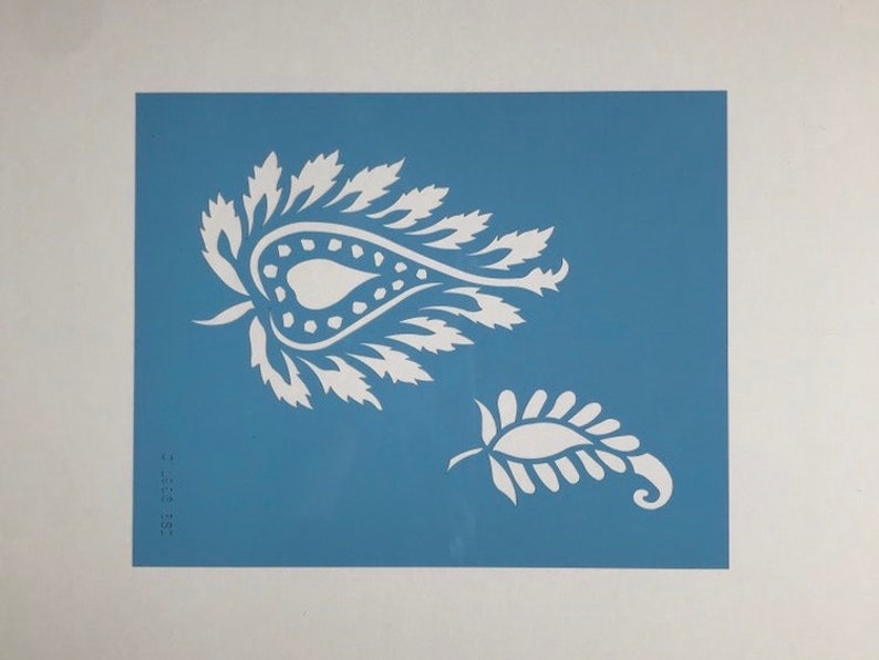 Paisley Stencil - Etsy