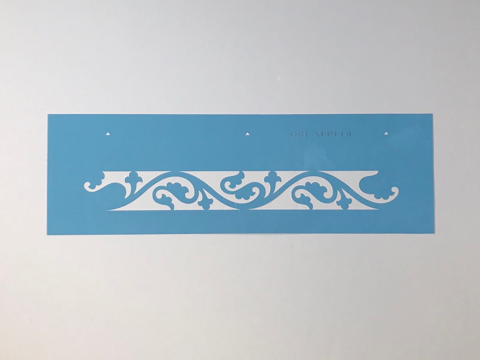 Romanesque Border Stencil - Etsy