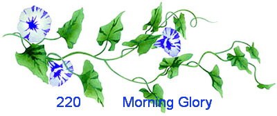 Morning Glory - Stencil - Etsy