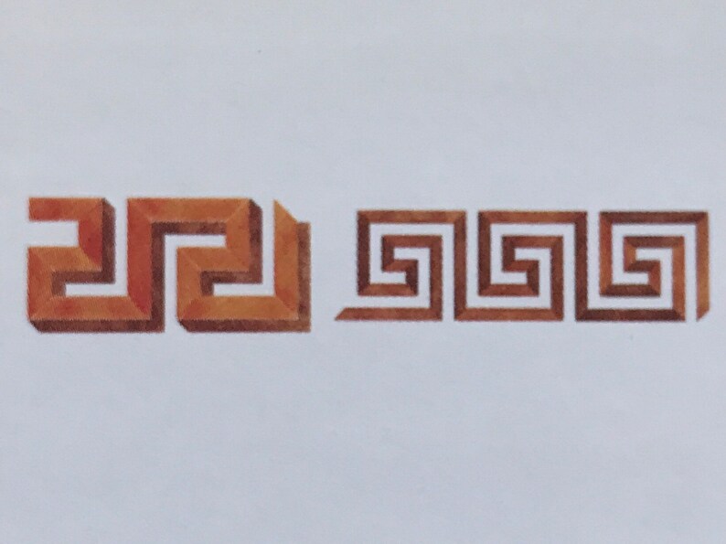 Greek Key Border Stencil - Etsy