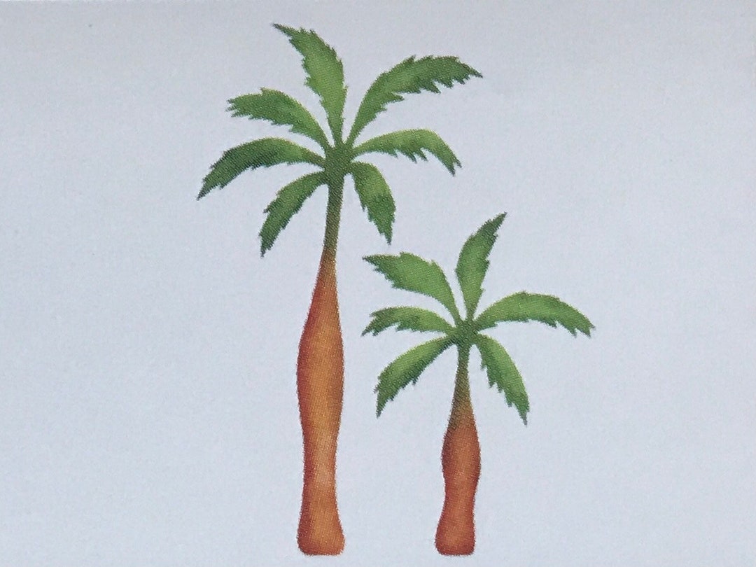 Royal Palms Stencil - Etsy