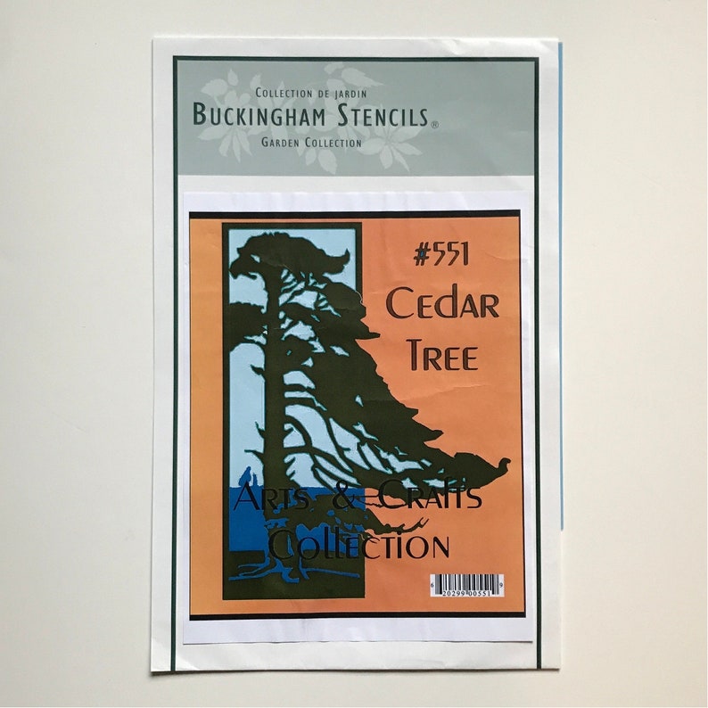 Cedar Tree Stencil - Etsy