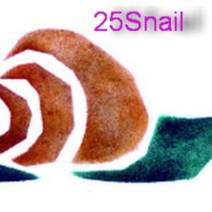 Snail Stencil - Etsy