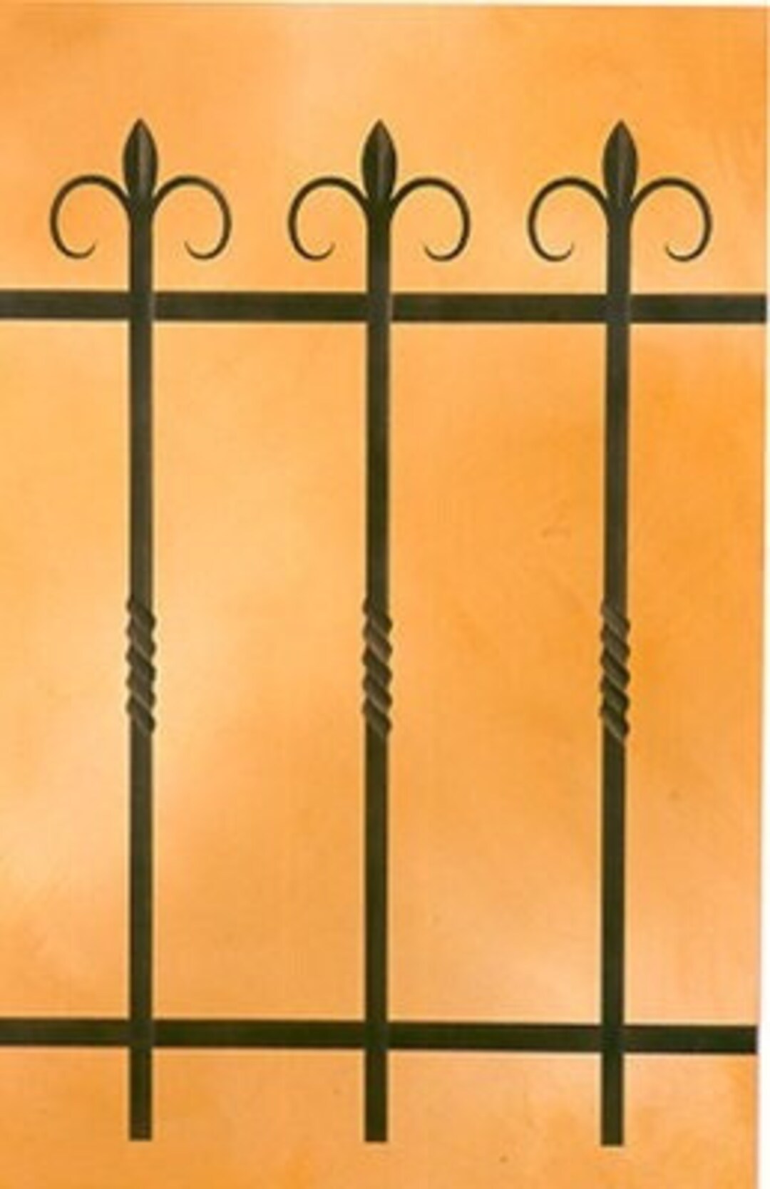 Chez Piggy Fence Stencil - Etsy