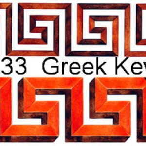 Greek Key Border Stencil - Etsy