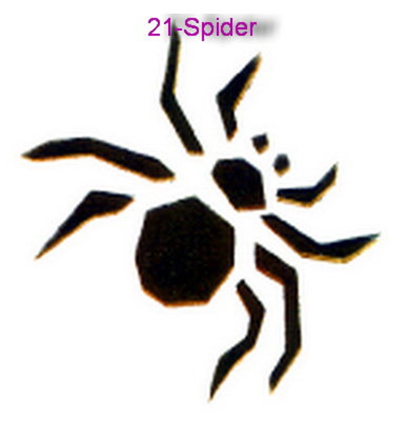Spider Stencil - Etsy