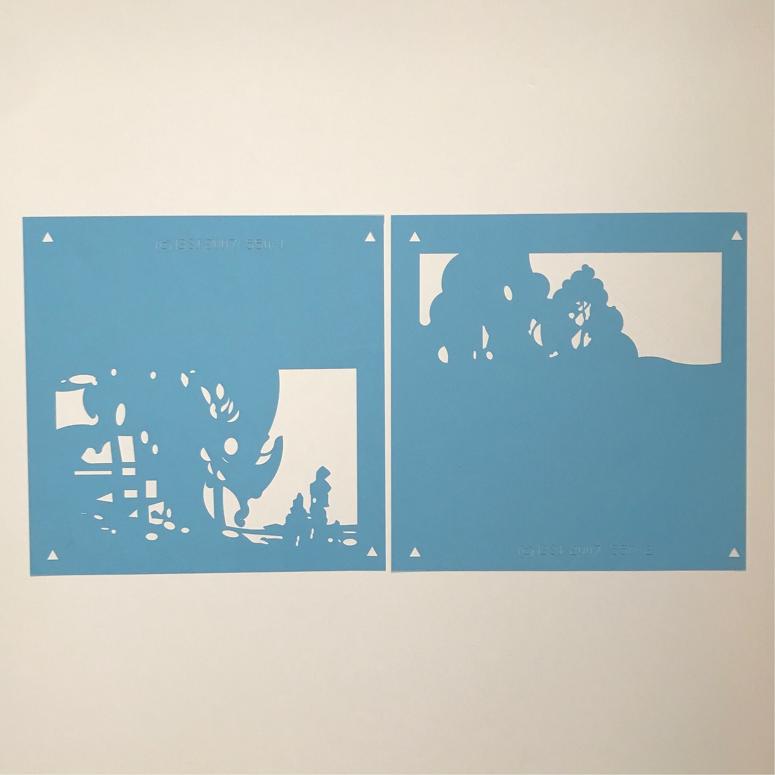 Lake and Tree Stencil - Etsy