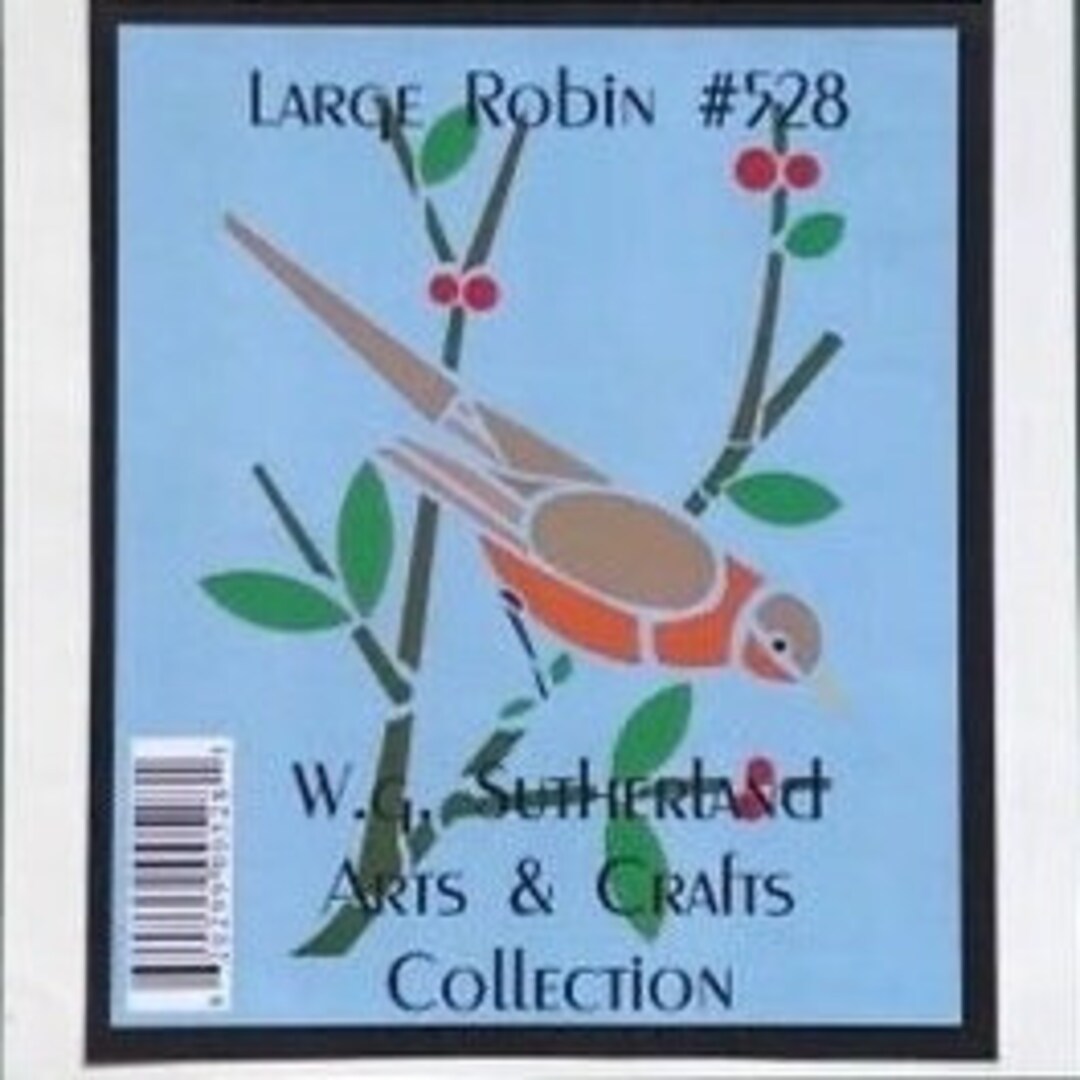 Robin Stencil (LG) - Etsy