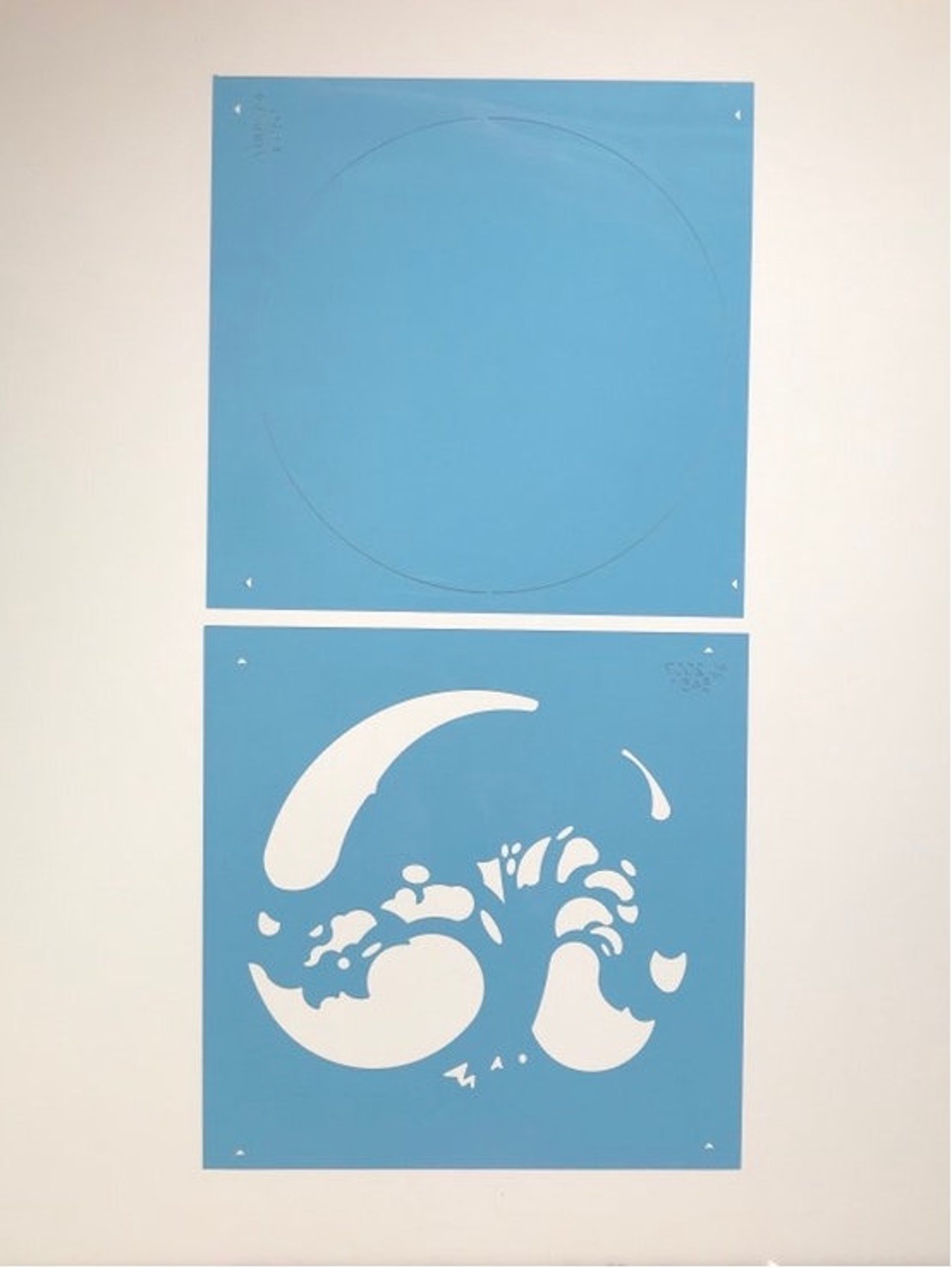 Circle Oak Tree Stencil - Etsy