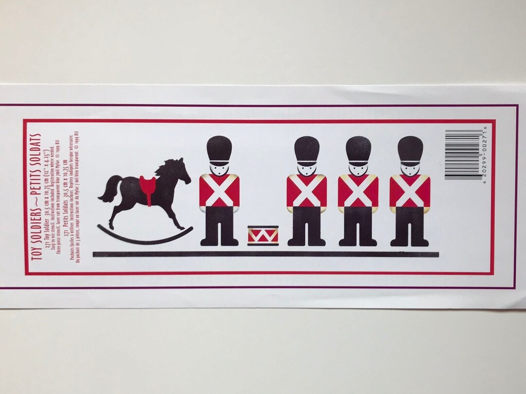 Toy Soldiers Stencil - Etsy