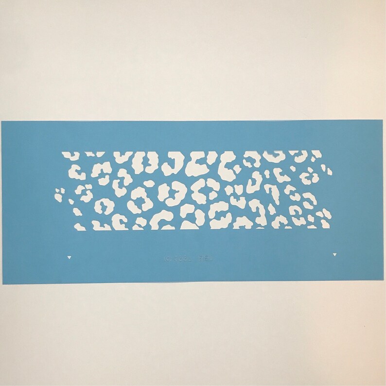 Leopard Print Stencil - Etsy