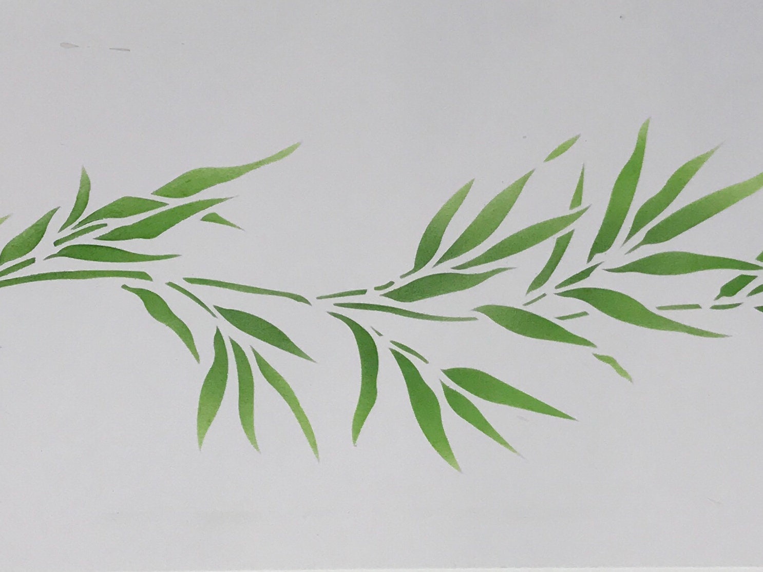 Bamboo - Stencil - Etsy