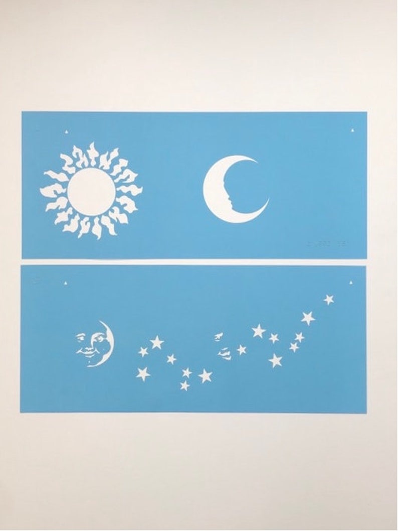 Celestial - Stencil - Etsy