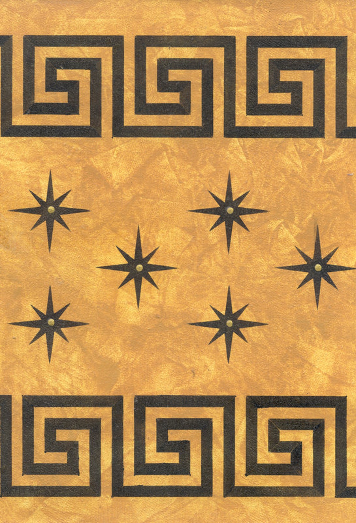 Greek Key Border Stencil - Etsy