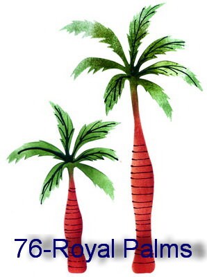 Royal Palms Stencil - Etsy