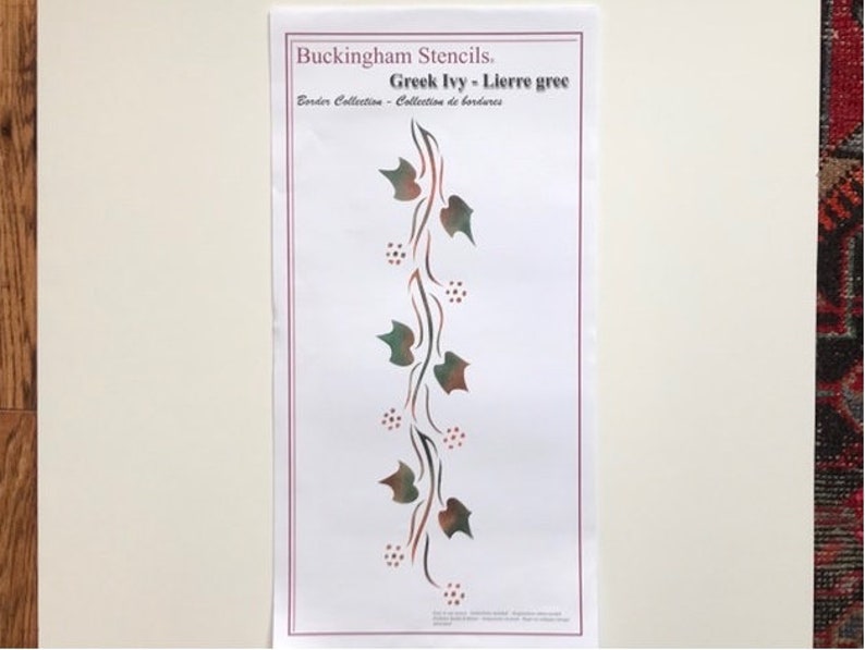 Greek Ivy Stencil - Etsy