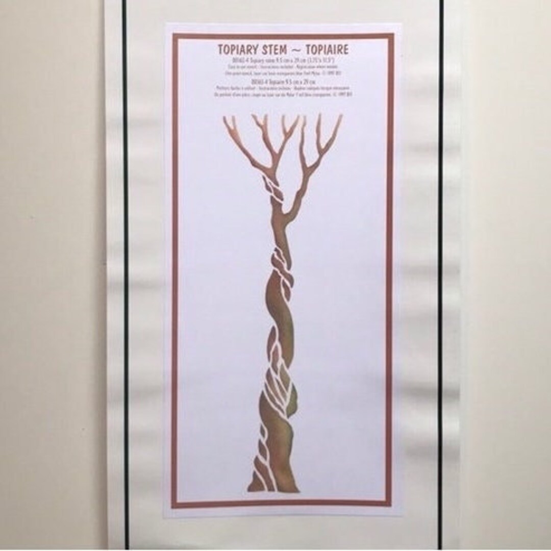 Topiary Stem - Stencil - Etsy