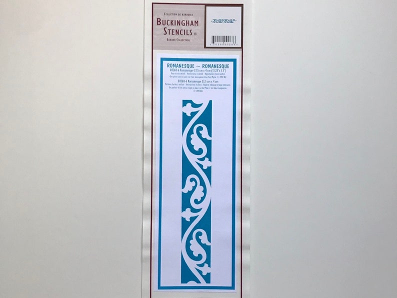 Romanesque Border Stencil - Etsy
