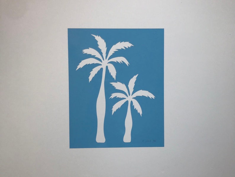 Royal Palms Stencil - Etsy