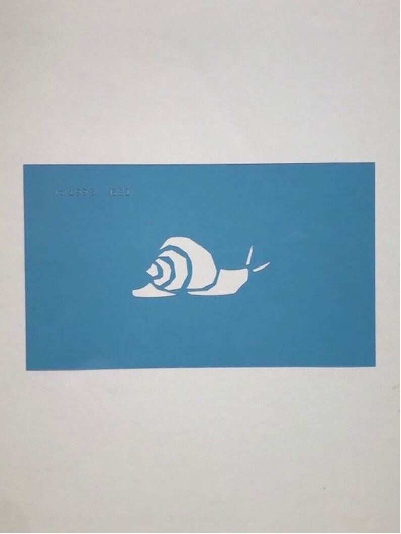 Snail Stencil - Etsy
