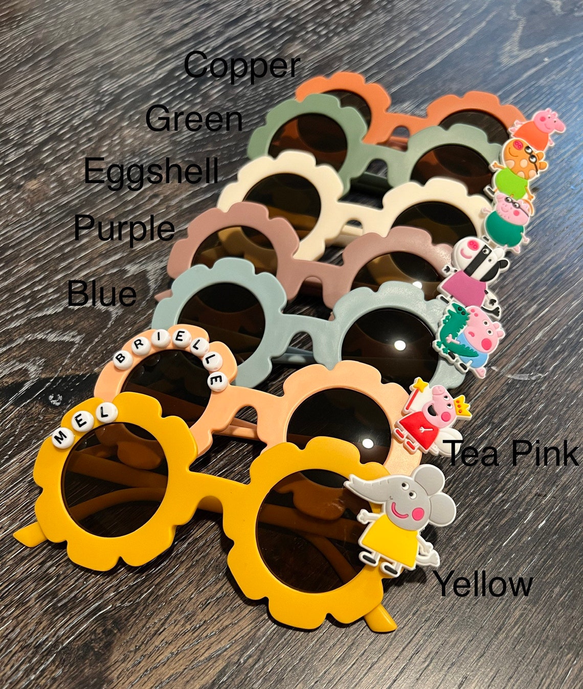 Peppa Pig Sunglasses Kids and Toddlers Personalized - Etsy