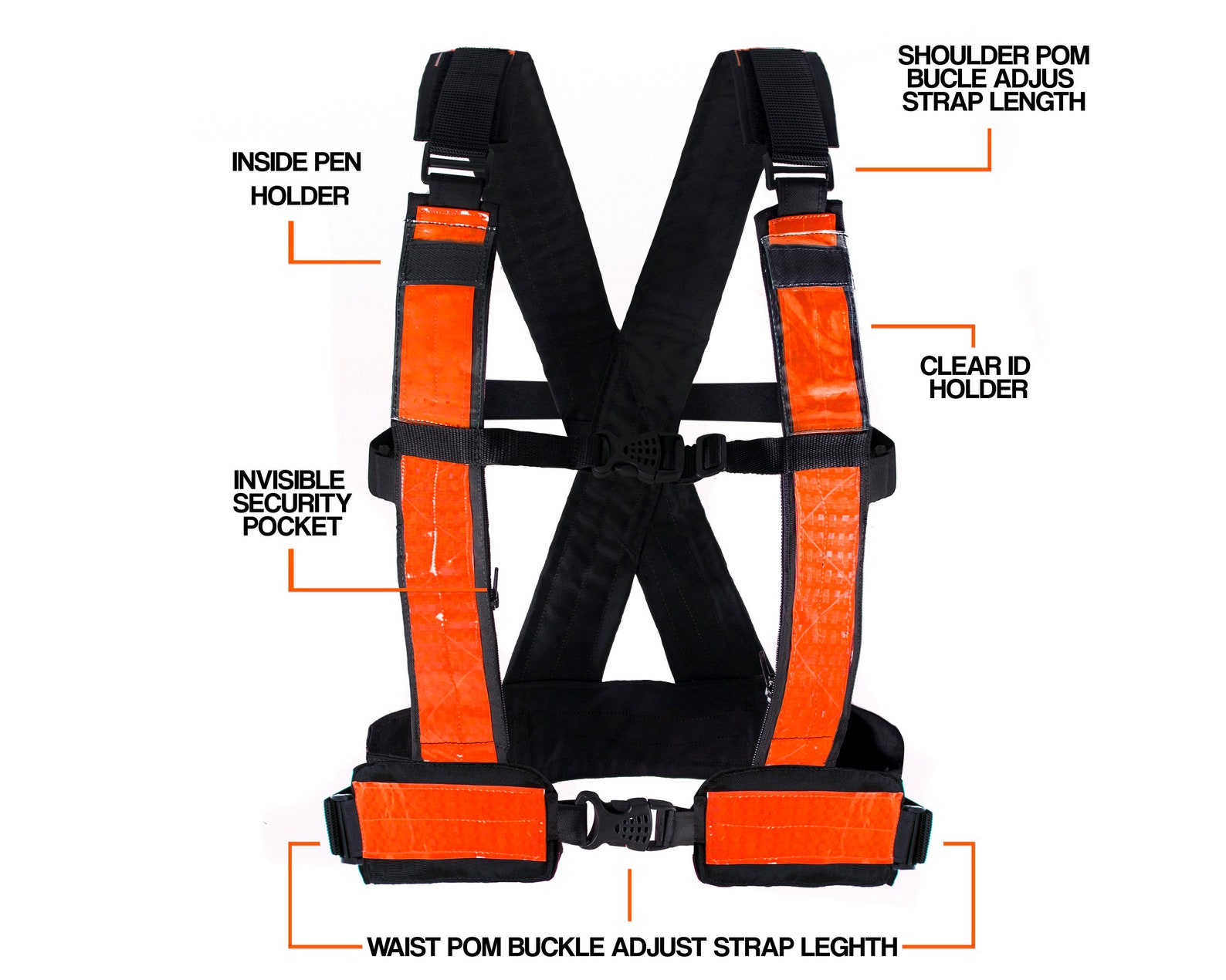 Safety Vest Reflective Straps - Etsy