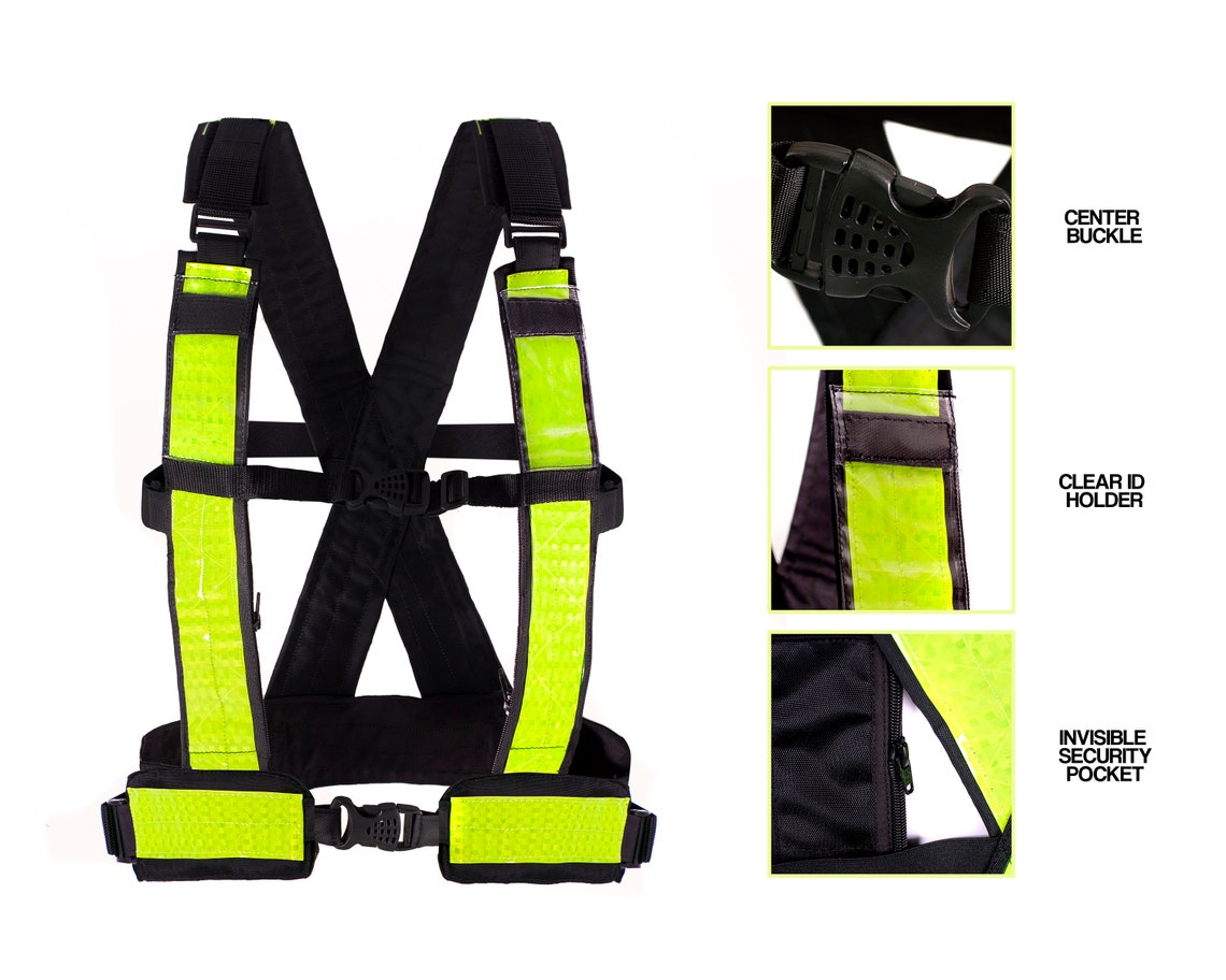 Safety Strap Reflective Vest - Etsy