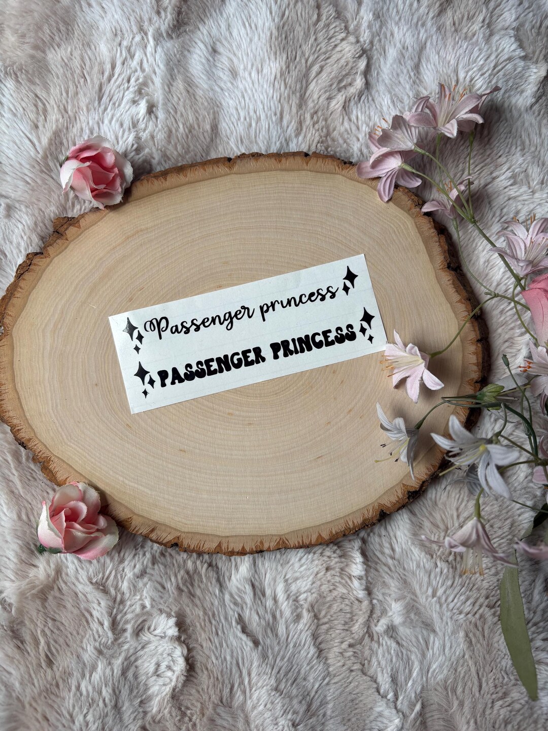 Passenger Princess Decal, Car Decal, Passenger Princess, Holographic ...