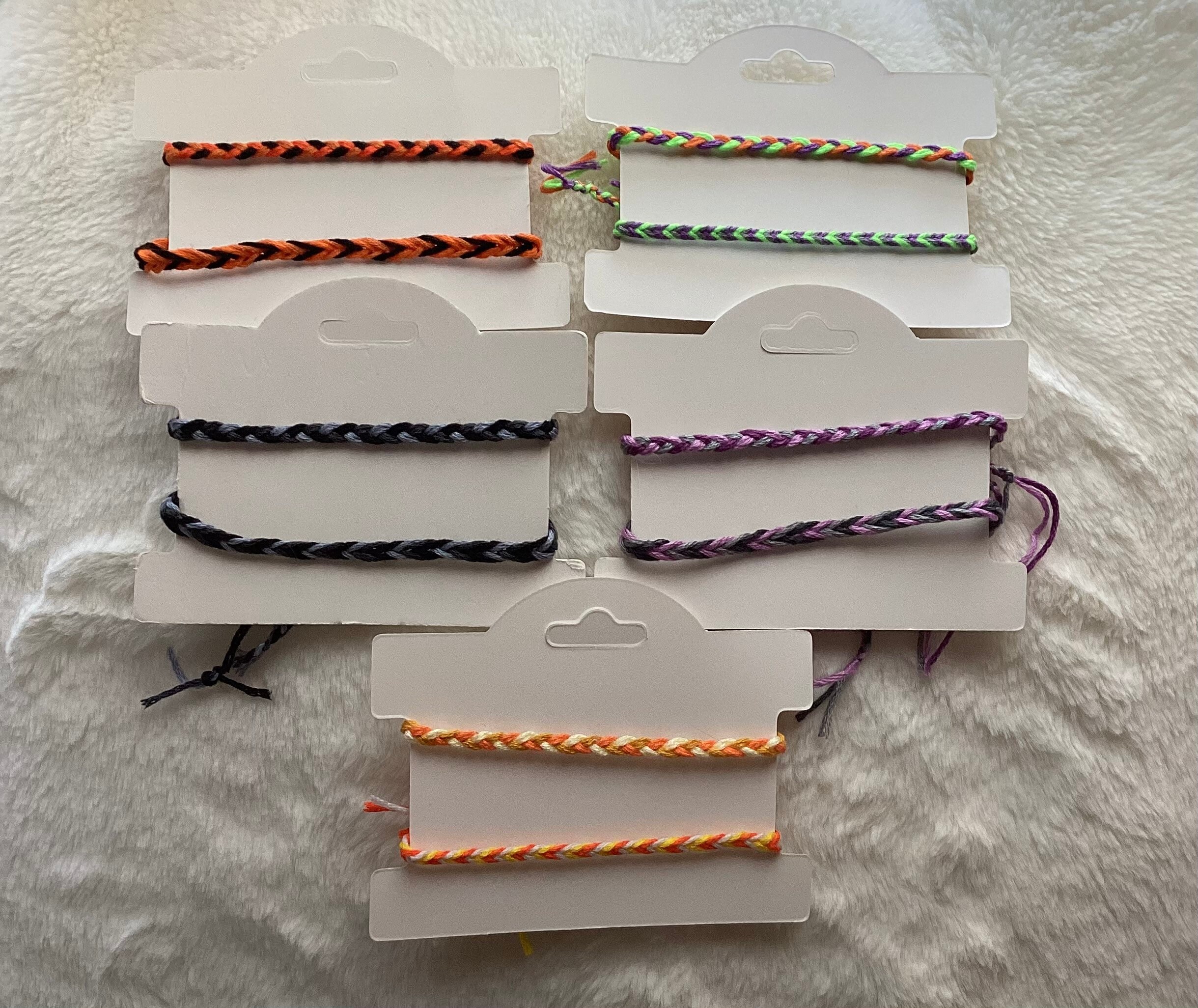 Halloween Friendship Bracelet, Fall Friendship Bracelet, Friendship ...