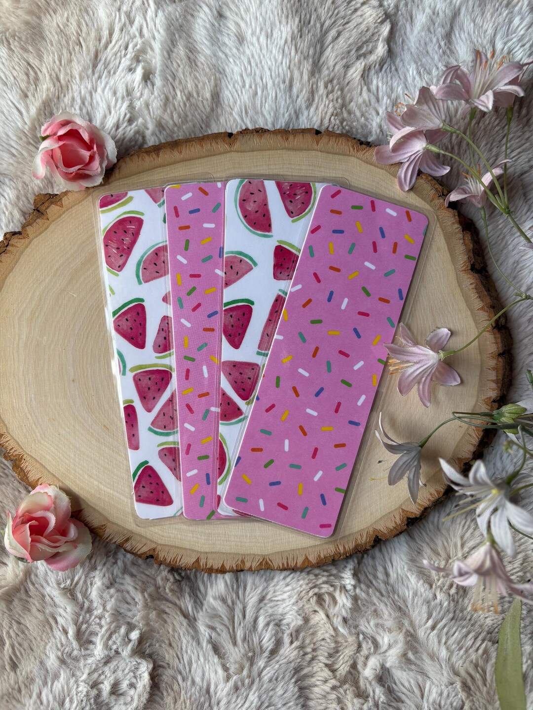 Summer Bookmarks, Watermelon Bookmark, Sprinkle Bookmark, Book Lover ...
