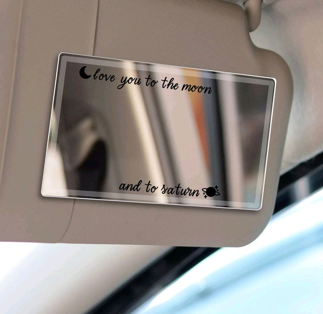 Car Decal, Love You to the Moon and to Saturn, Moon Decal, Car Sticker ...