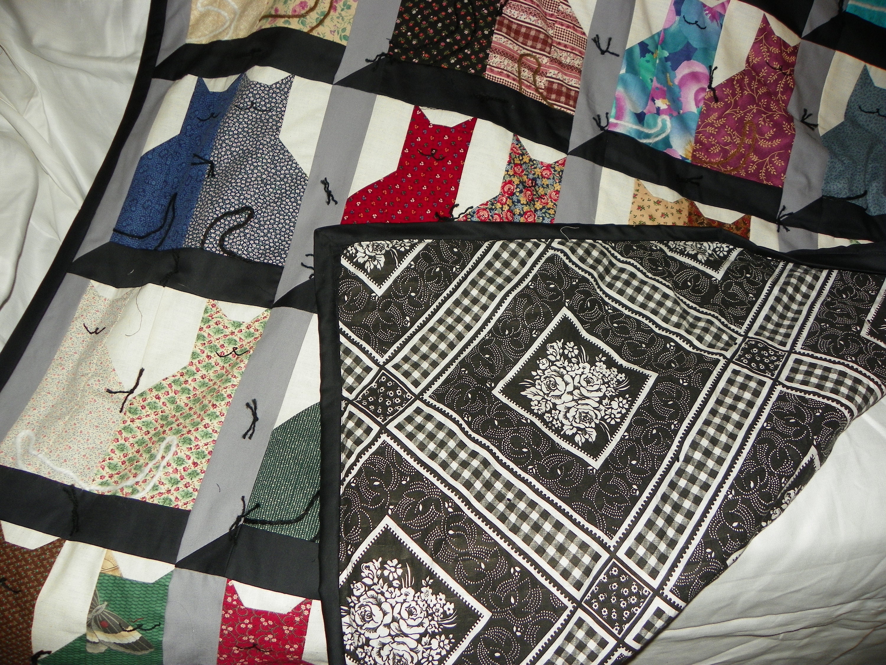 Handmade Quilt With Cat Theme - Etsy