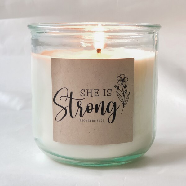 Bible Verse Candle Label - Etsy